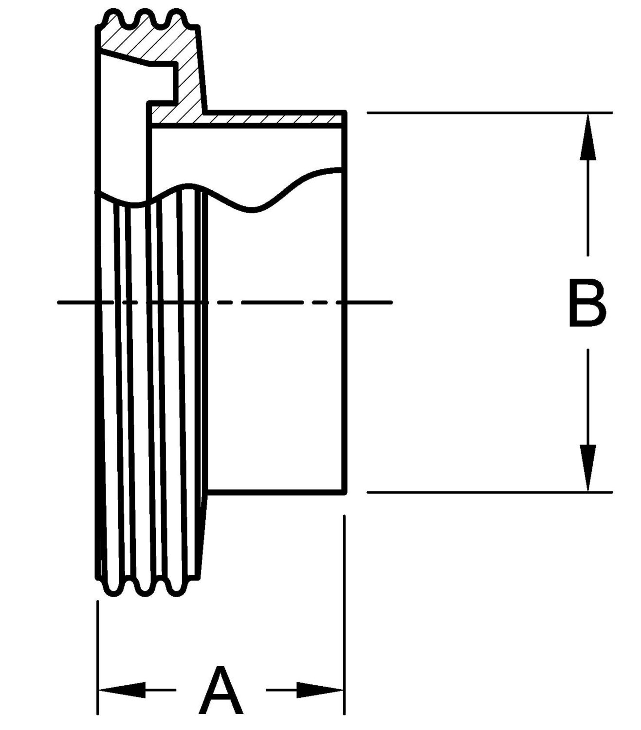 DN15SCM 15DIN THREAD (DIN 11851) X METRIC TUBE WELD | Steel & O’Brien ...